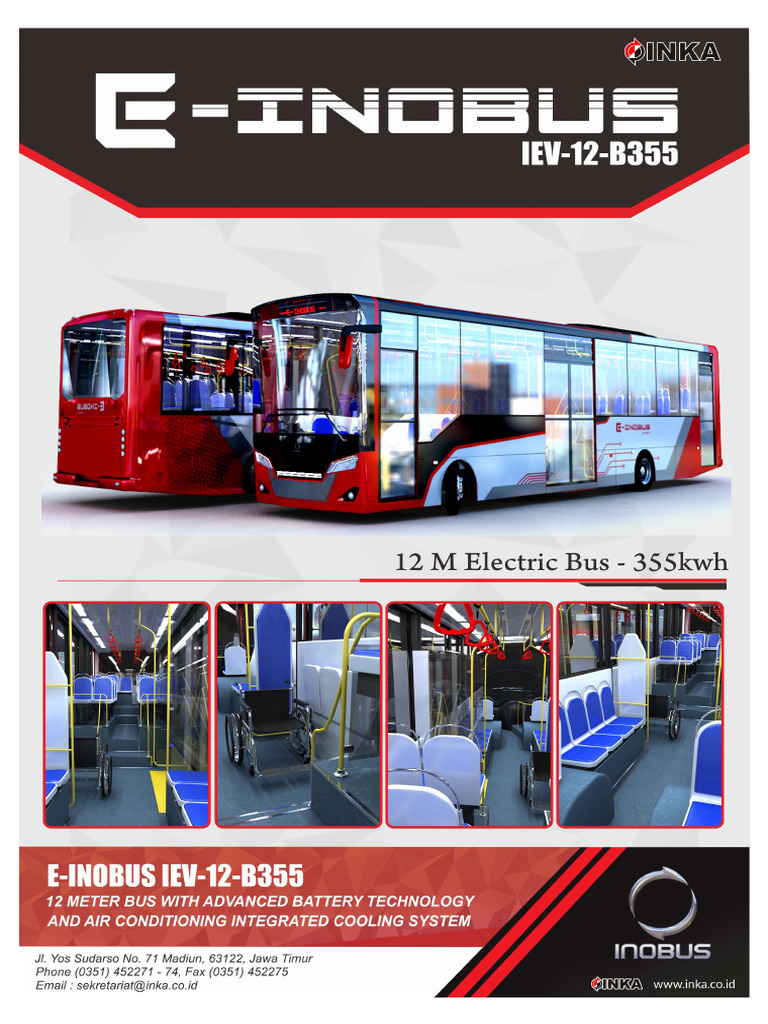Brosur - Bus - Listrik - Single LF - 12m - INKA | PDF