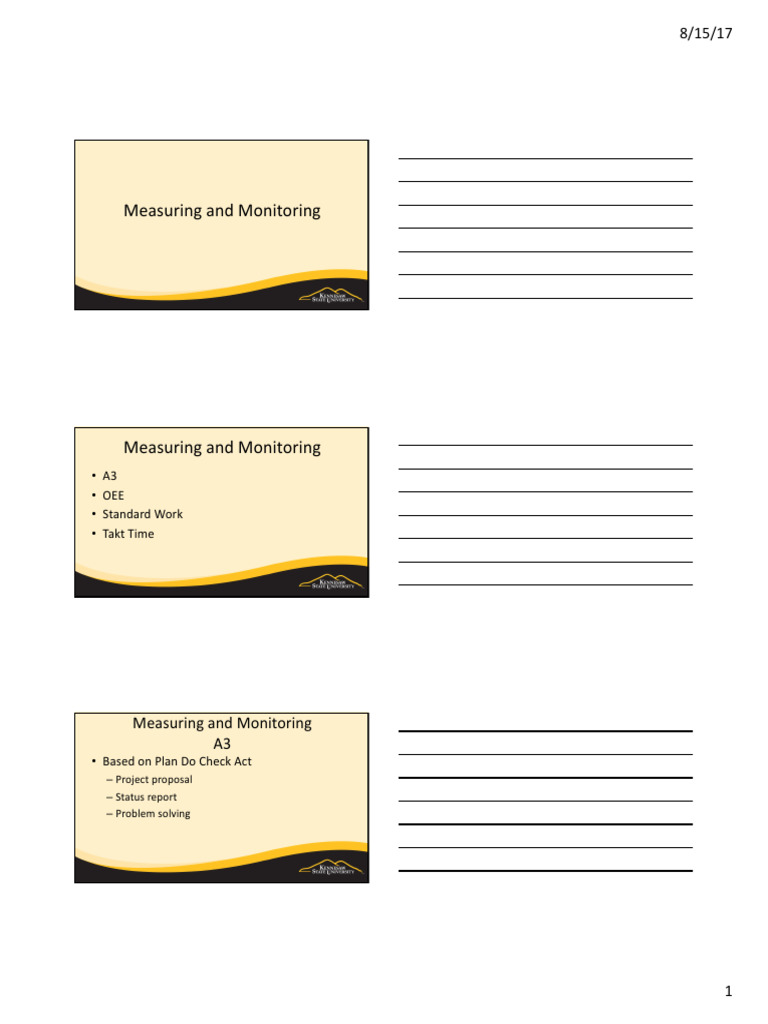 Measuring OEE and Takt Time Basics | PDF | Systems Thinking | Business