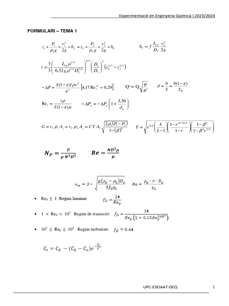 Formulari_TEMA1 | PDF