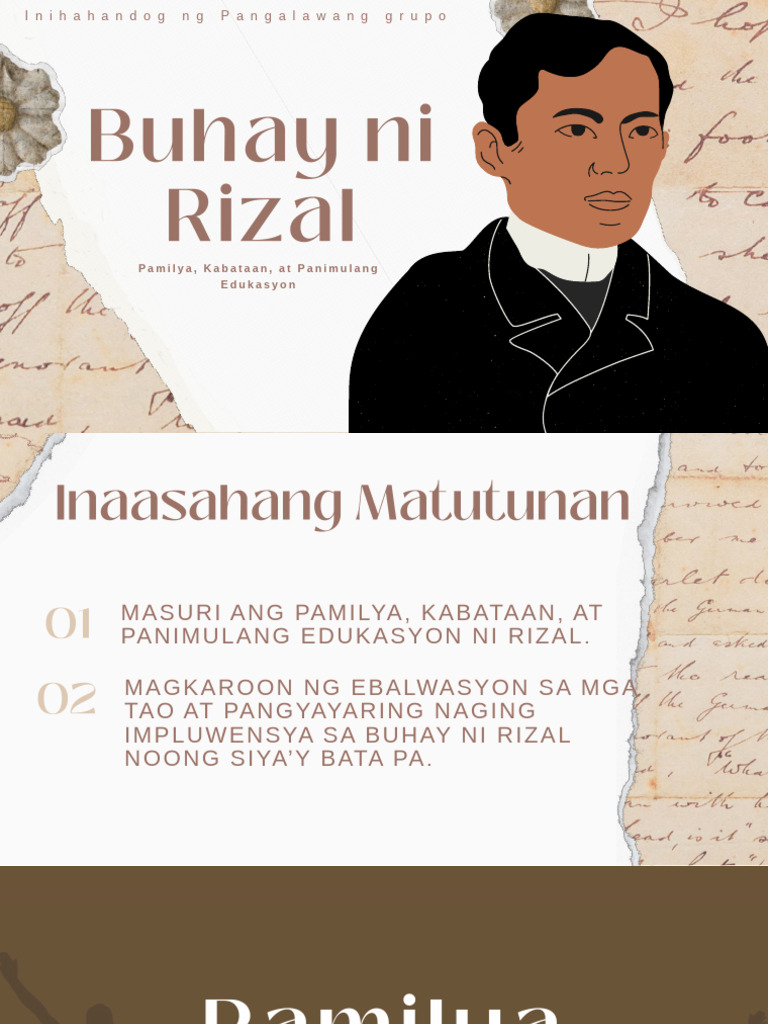 Buhay Ni Rizal G2 | PDF
