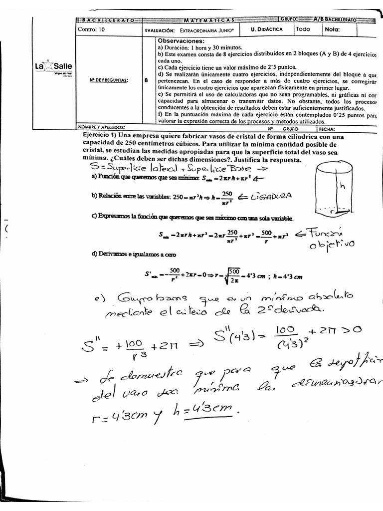 09_Control final de Junio | PDF