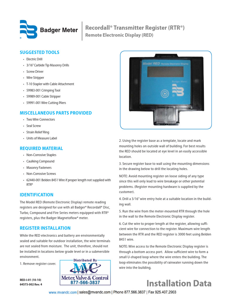 Remote_Read-Out__Installation_ | PDF | Manufactured Goods
