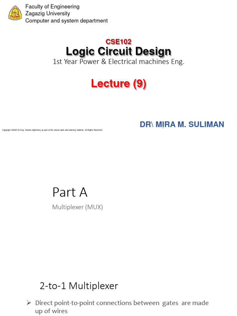 المحاضرة التاسعة-11809 | PDF | Computer Engineering | Electrical Circuits