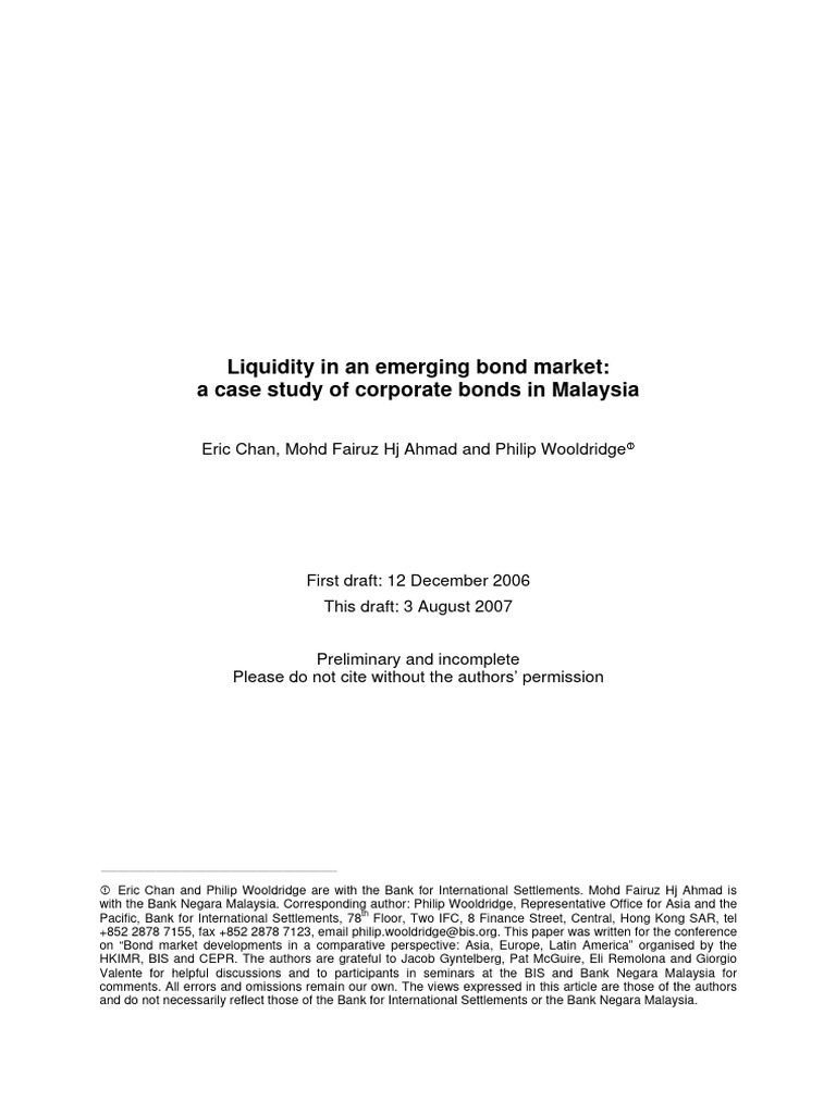 AP Research e CMF Hap W 070803 | PDF | Bonds (Finance) | Securities ...