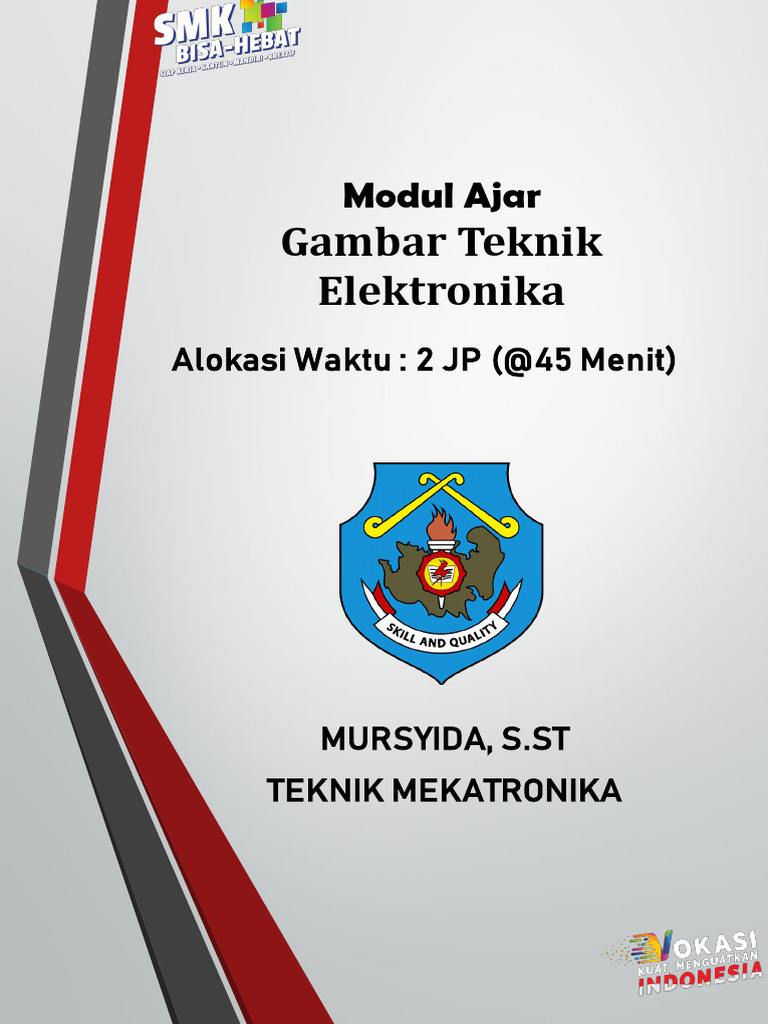 Modul Gambar Teknik Elektronika | PDF | Komputer