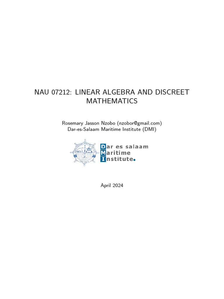 Set, Logic and Matrices (Full Notes) | PDF | Matrix (Mathematics ...
