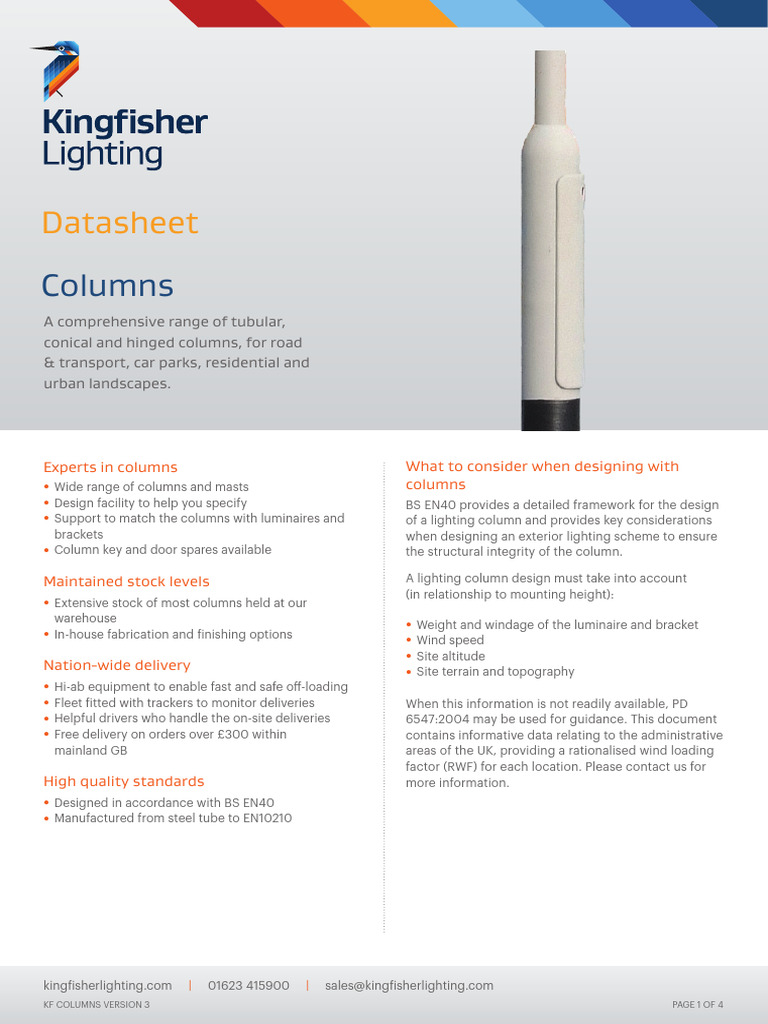 Columns Datasheet | PDF