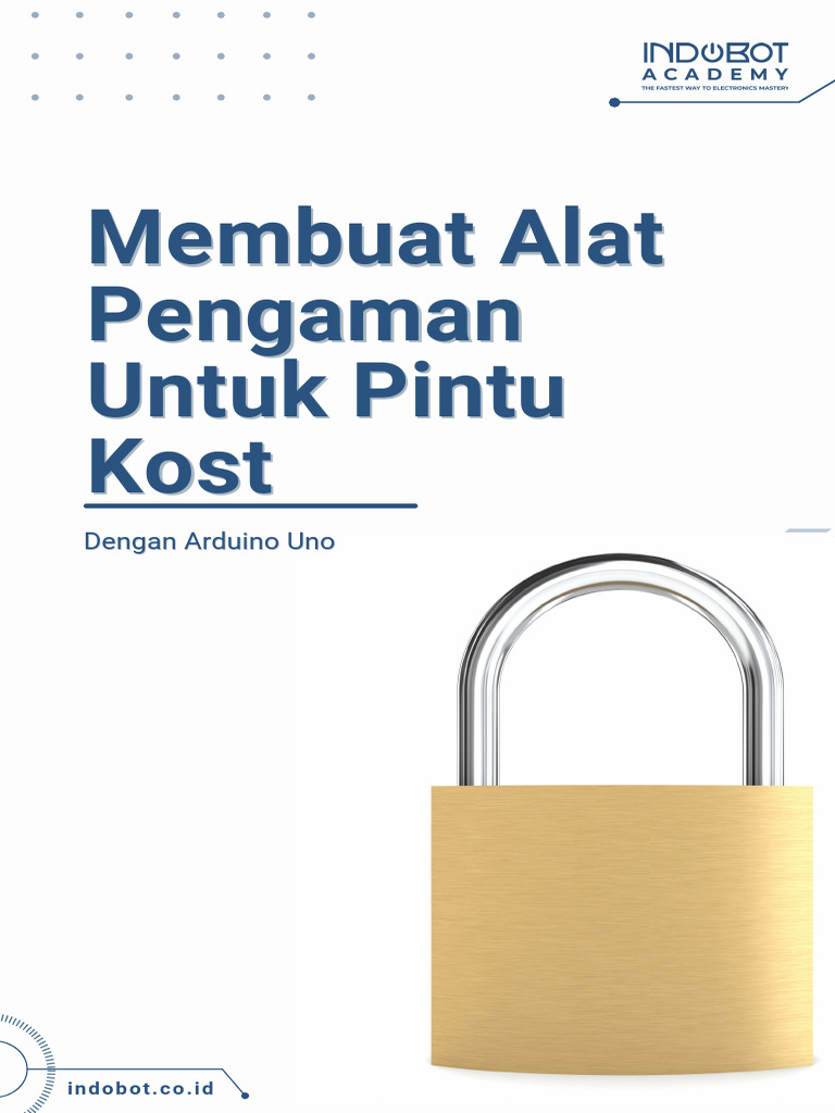 Alat Pengaman Untuk Pintu Kostan | PDF | Komputer | Teknologi & Rekayasa