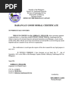 Purok Certification: Republic of The Philippines Province of Sarangani ...