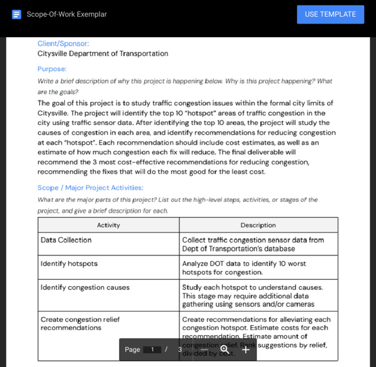 Scope-Of-Work Exemplar | PDF | Technology & Engineering