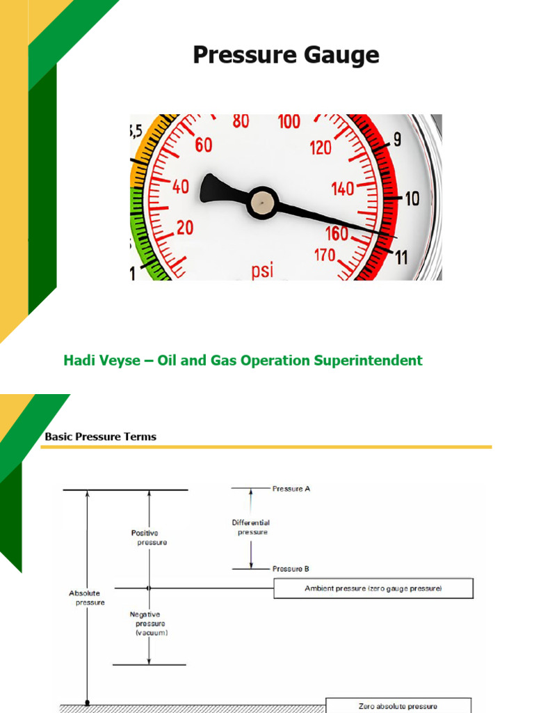 Pressure Gauge | PDF | Pressure Measurement | Pressure
