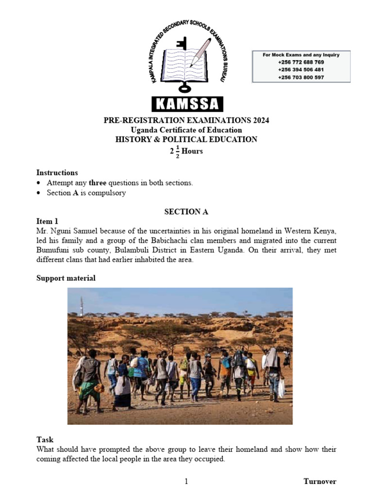 S4 Hist Eot 1 2024 | PDF