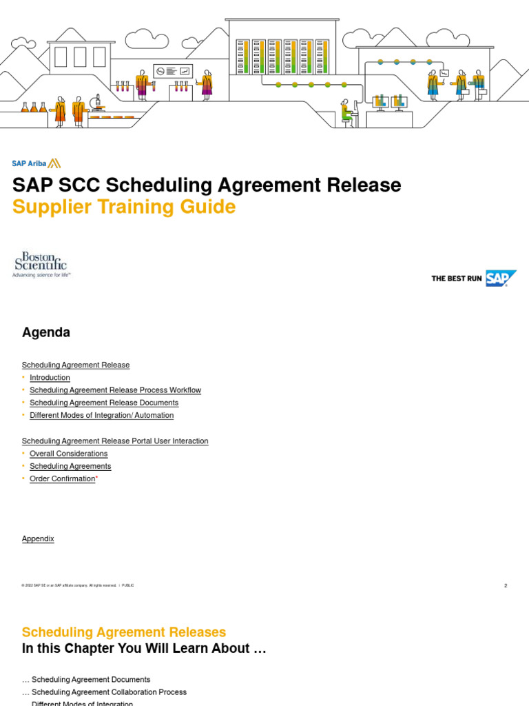 SAP SCC Scheduling Agreement Guide | PDF | Invoice | Receipt