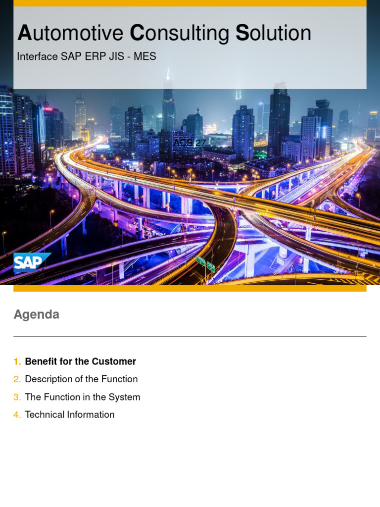 Interface SAP ERP JIS - MES | PDF | Enterprise Resource Planning ...