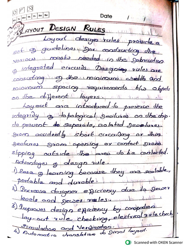 Layout Design Rules - VLSI | PDF