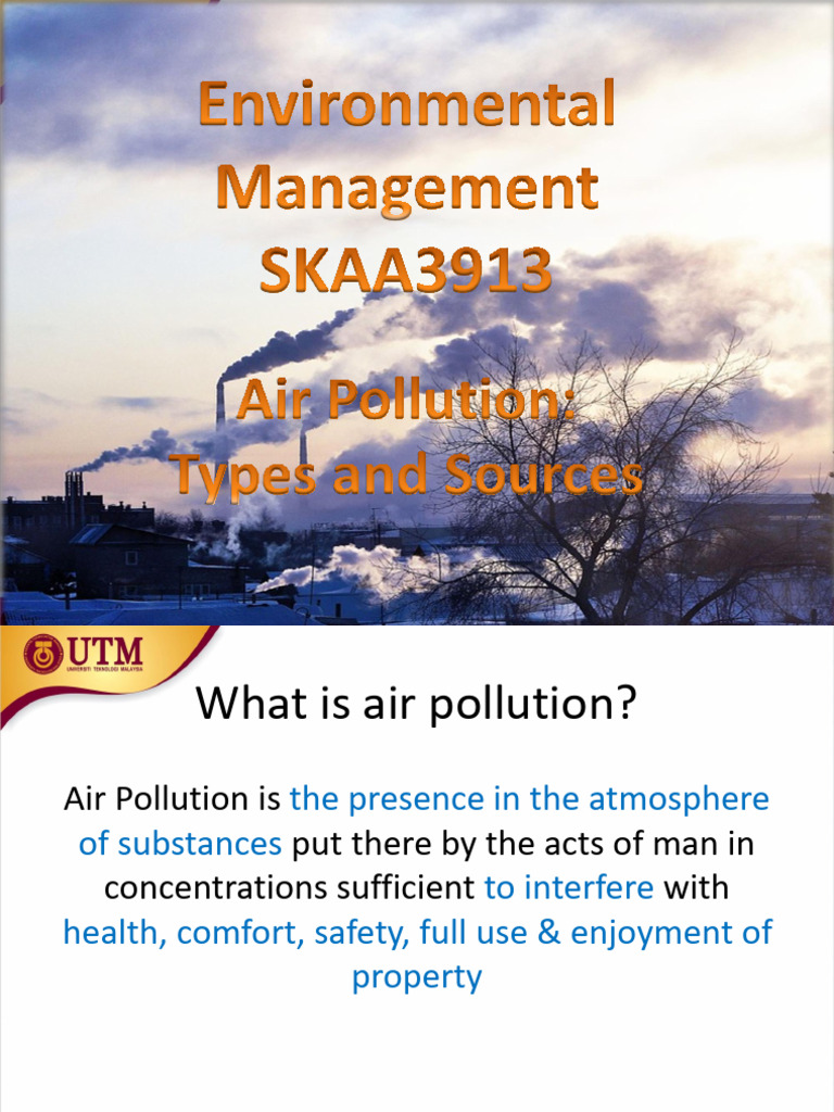 Overview of Air Pollution Sources | PDF | Smog | Ozone
