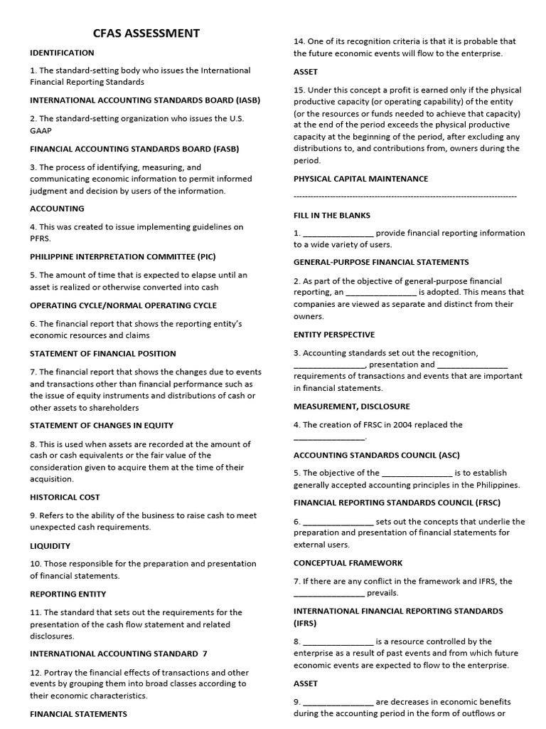 Conceptual Framework And Accounting Standards Compress Pdf