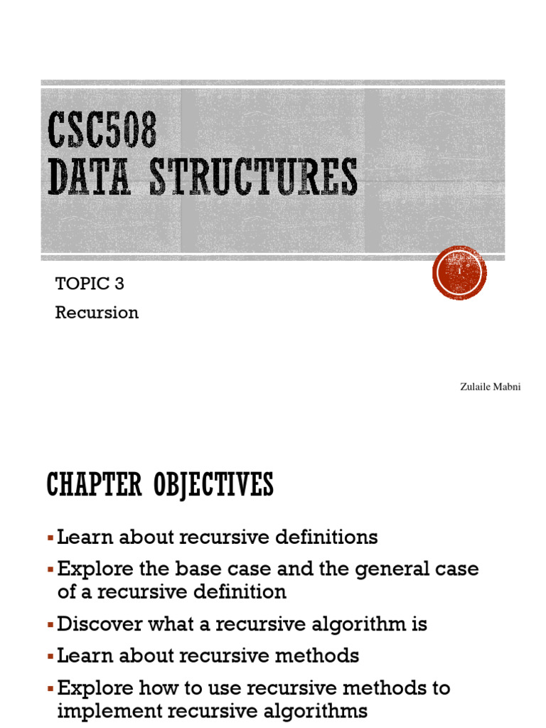 Chapter 4 - Recursion | PDF | Recursion | Algorithms