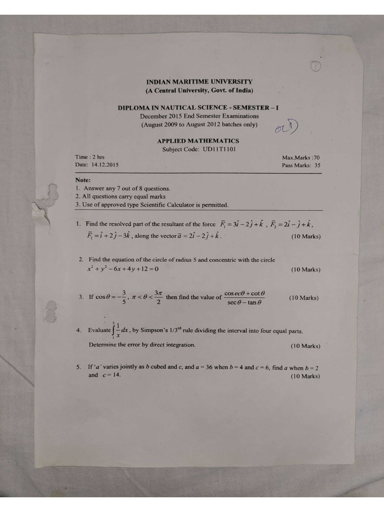 Maths Excternal Papers | PDF