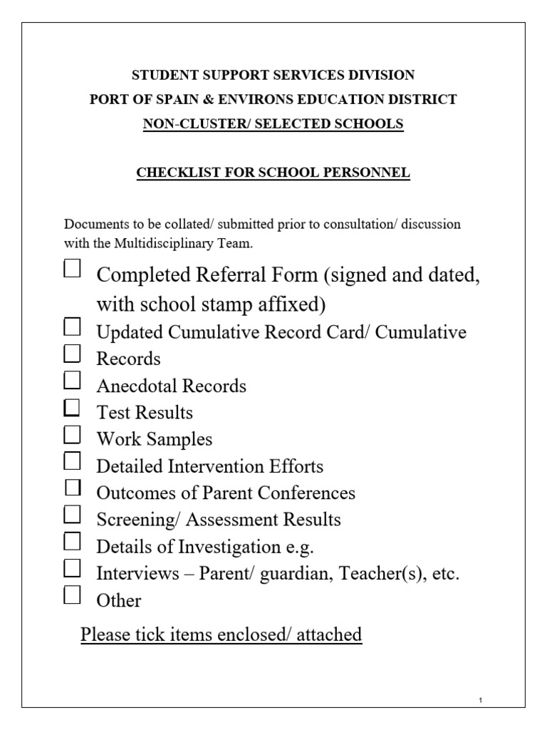 SSSD Referral Package Forms - Editable PDF (2020) | Download Free PDF ...