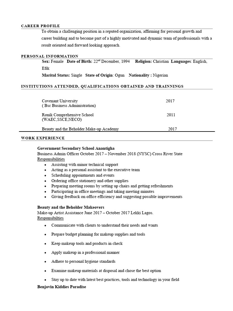 Christines Resume | PDF | Business | Computing