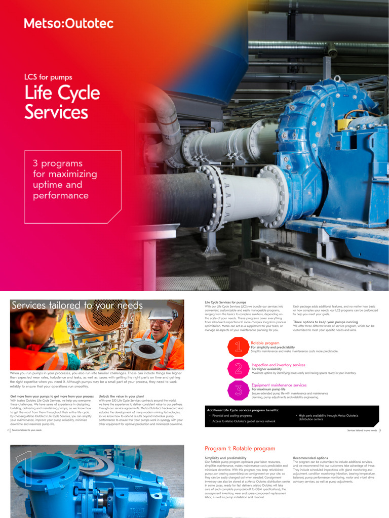 LCS Programs for Pump Efficiency | PDF | Pump | Inventory