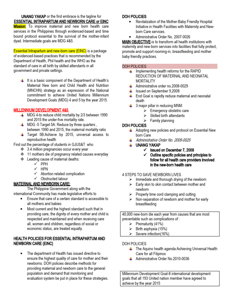 Essential Intrapartum and new-born care | PDF | Childbirth | Human ...