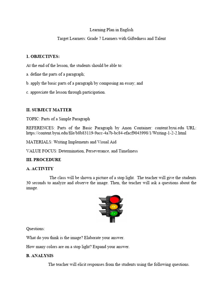 Learning Plan Pdf Learning Image
