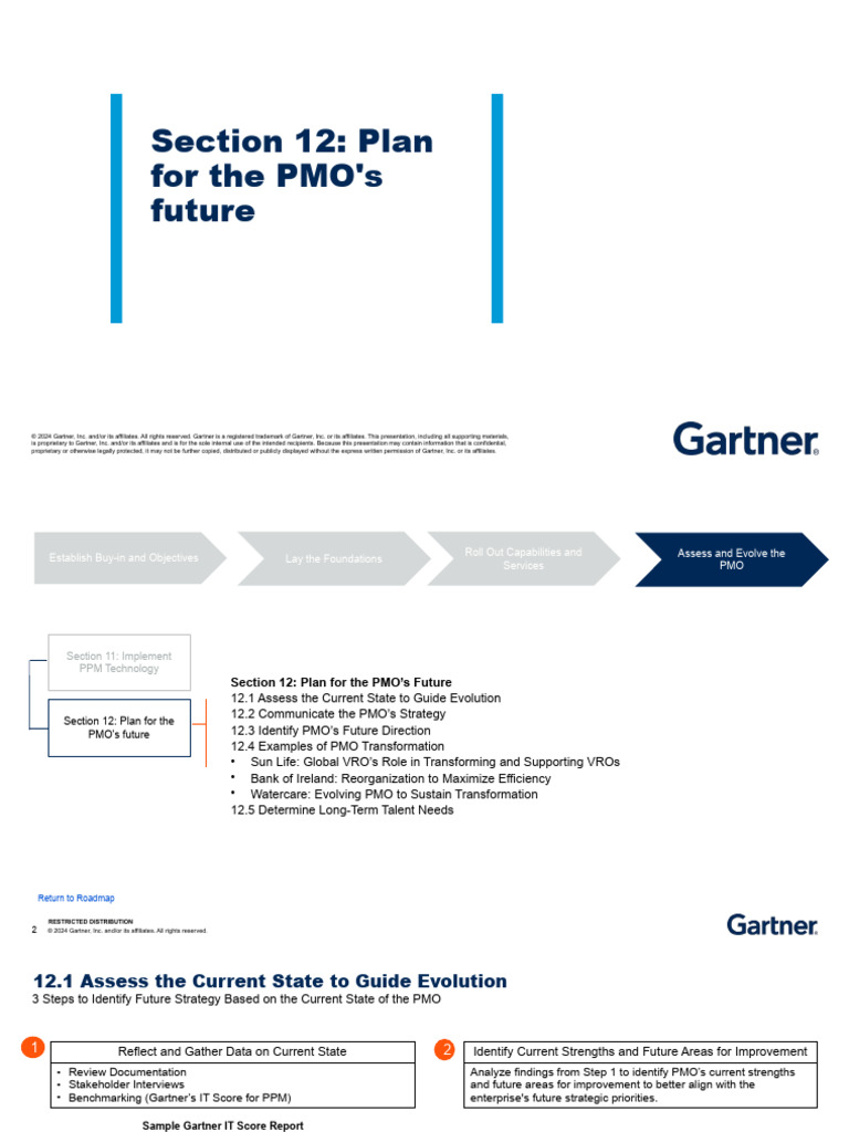 PMO Playbook Section12 | PDF | Strategic Management | Chief Information ...