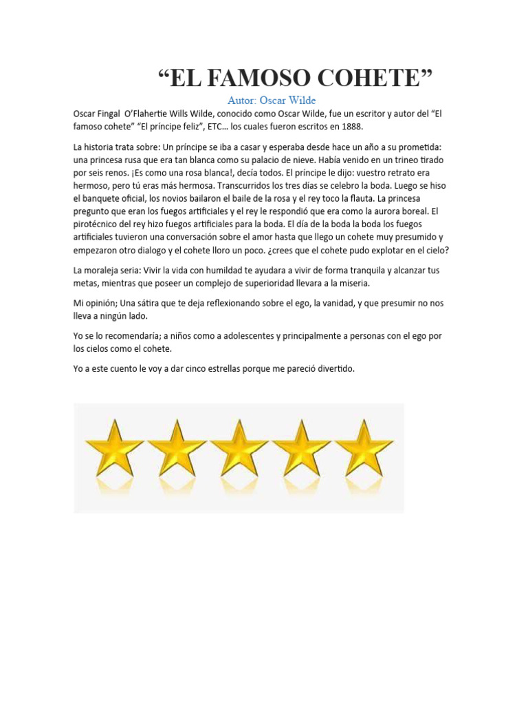 El Famoso Cohete | PDF