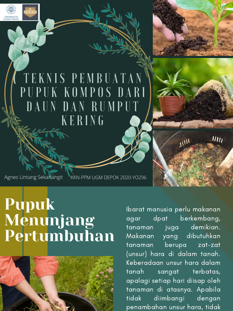 Pembinaan Teknis Pembuatan Pupuk Kompos Dari Sampah Daundan Rumput | PDF