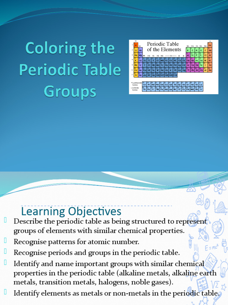 Patterns in The Periodic Table | PDF | Periodic Table | Metals