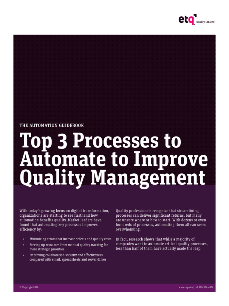 Top-3-Processes-to-Automate-to-Improve-Quality-Management | PDF ...