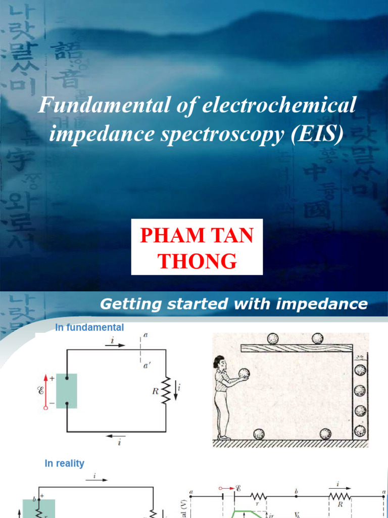 Fundamental of EIS | Download Free PDF | Capacitor | Electrical Impedance