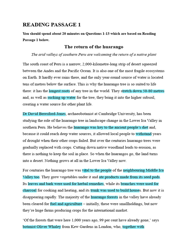 Momentum - Test 4 - Reading | PDF | Trees | Desert