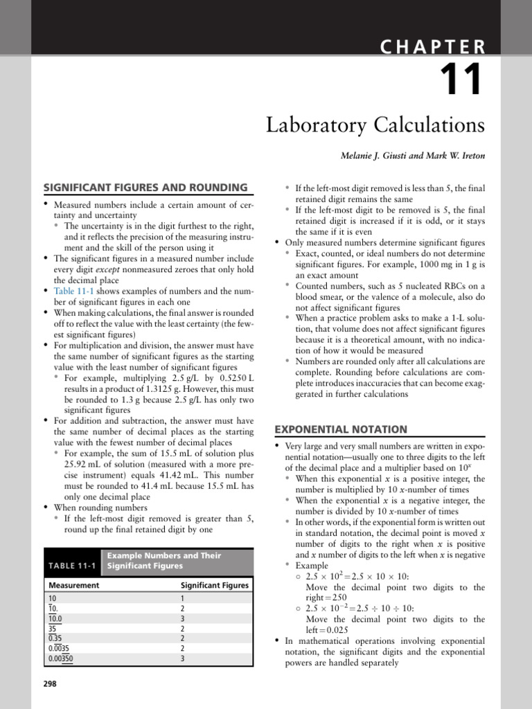 Elsevier - LAB CALCU Review Questions With Ratio | PDF | Sensitivity ...