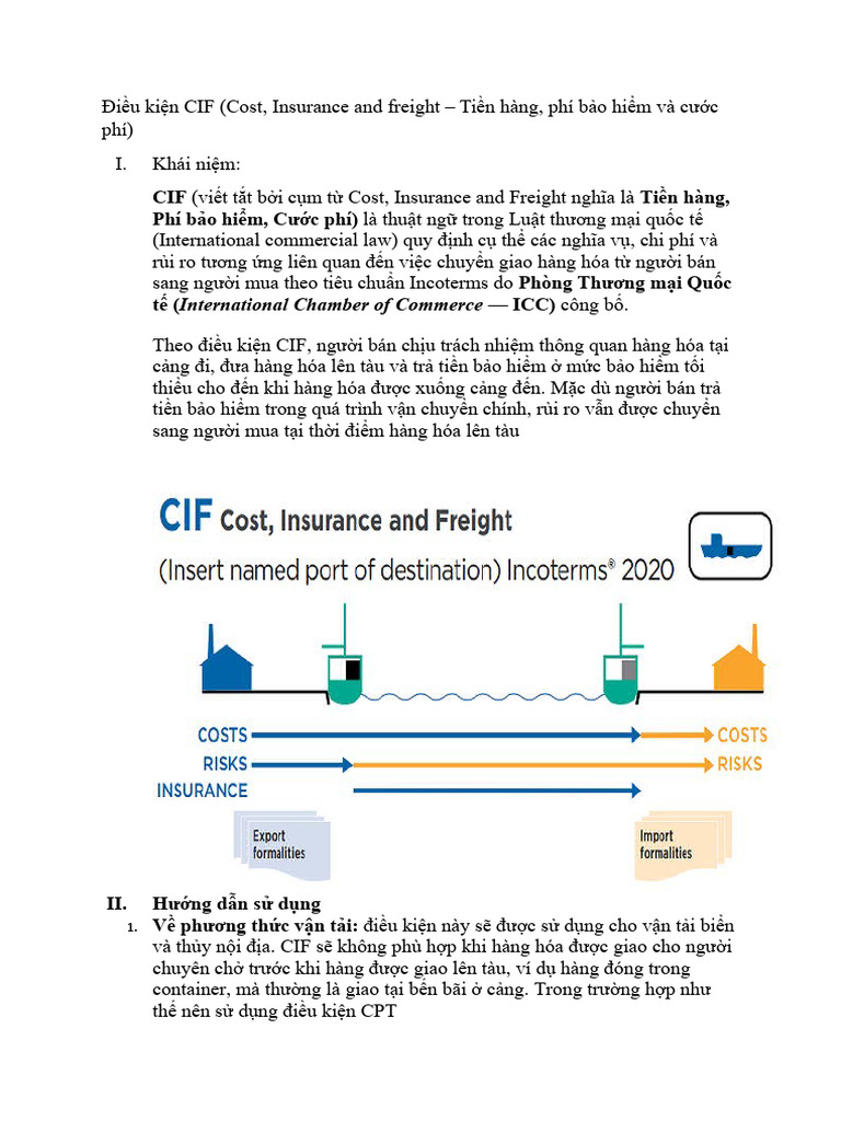 Điều kiện CIF | PDF