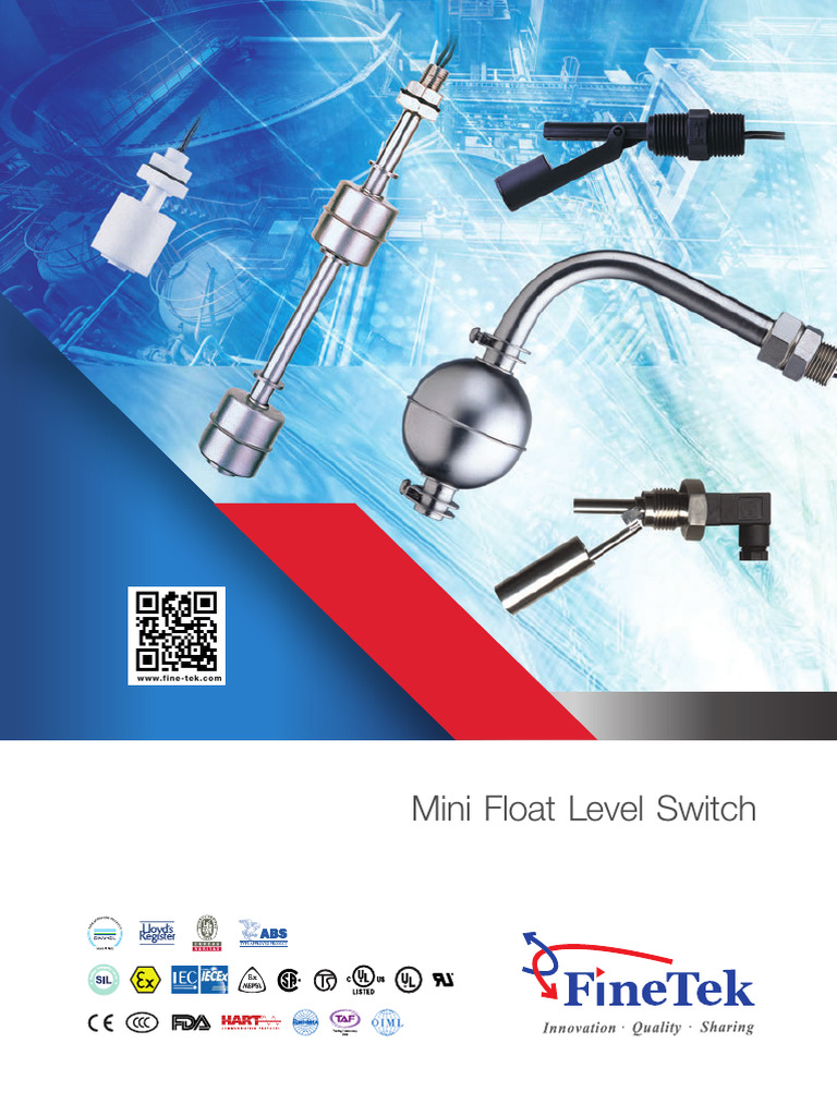 Finetek Mini Float Level Switch Guide | PDF | Buoyancy | Switch
