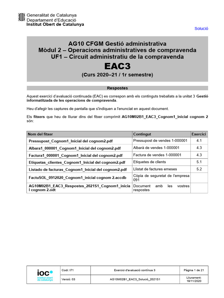 AG10M02B1 EAC3 Solucio 2021S1 | PDF