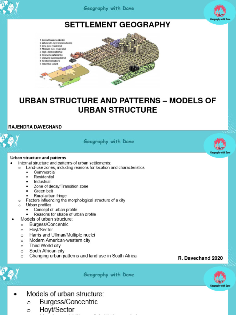 Urban Structure Models and Patterns | PDF | Economies | Urbanization