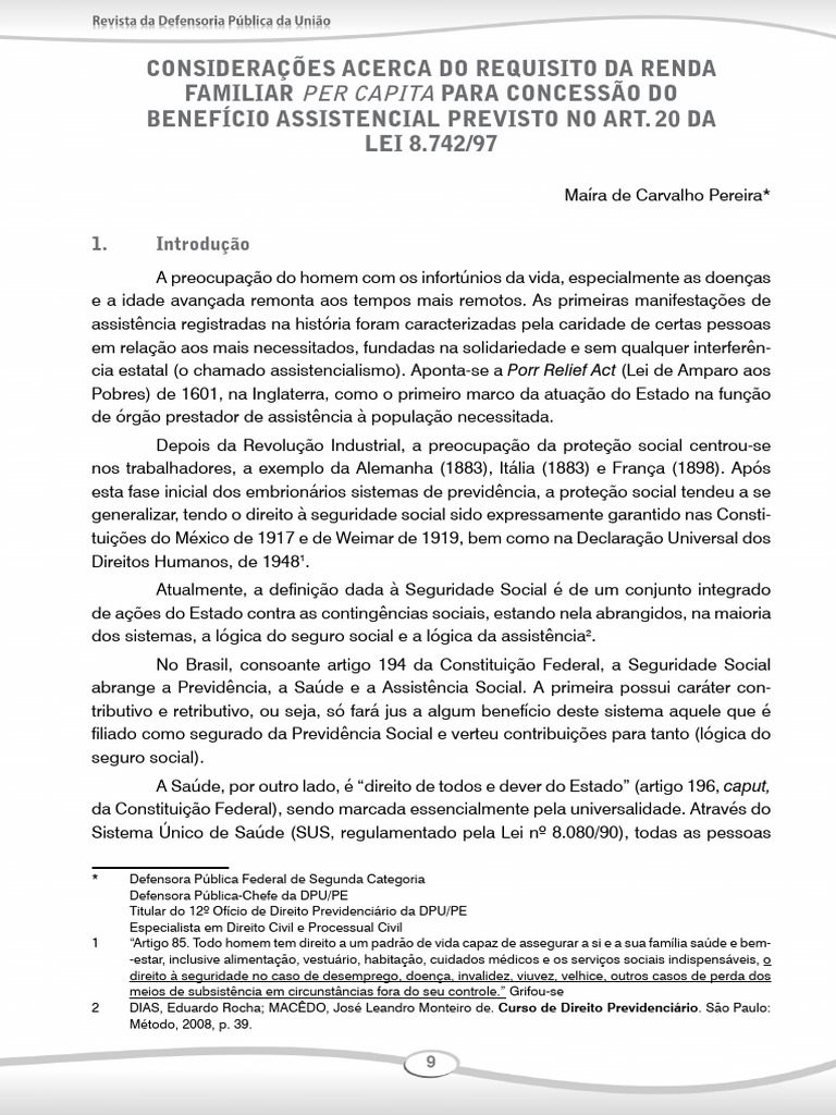 164-Texto Do Artigo-251-1-10-20181210 | PDF | Bem-estar social | Salário mínimo
