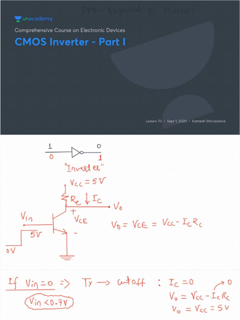 CMOS Inverter | PDF
