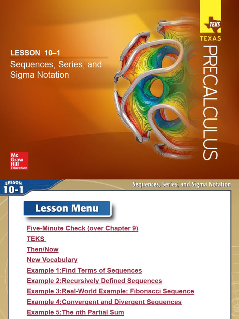 Sequences and Sigma Notation Overview | PDF | Sequence | Mathematics
