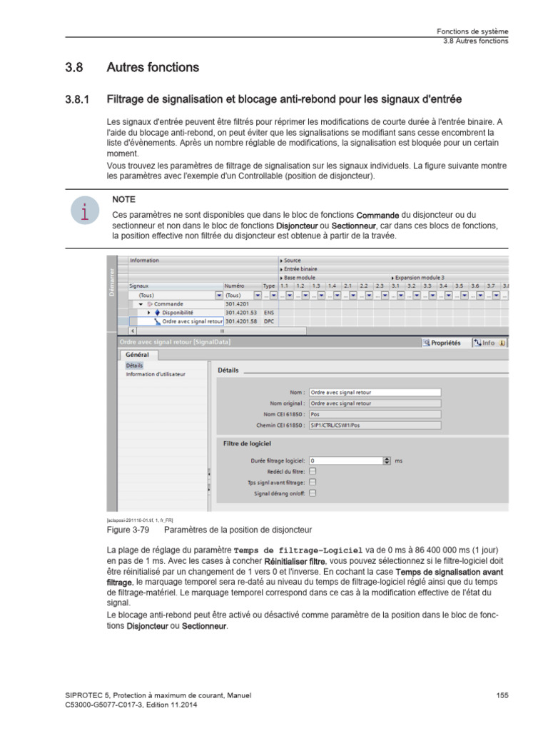Filtrage et blocage des signaux d'entrée | PDF