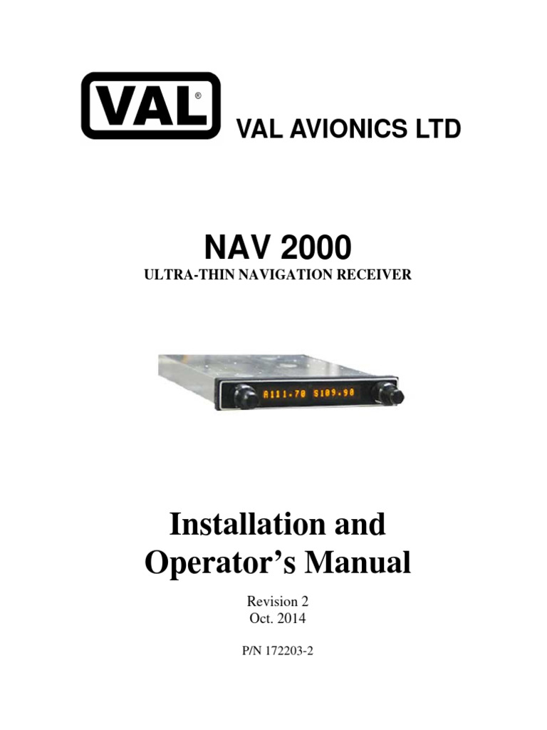 NAV 2000 Receiver Manual | PDF | Electronics