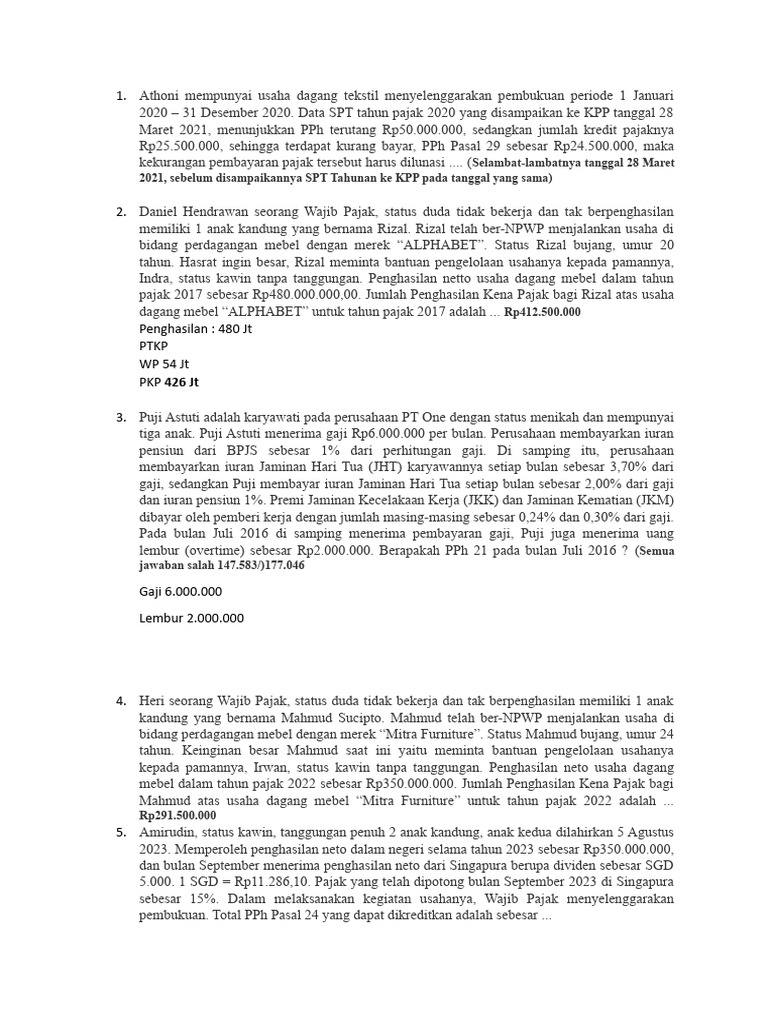 Brevet 2 | PDF | Pengelolaan Keuangan & Uang