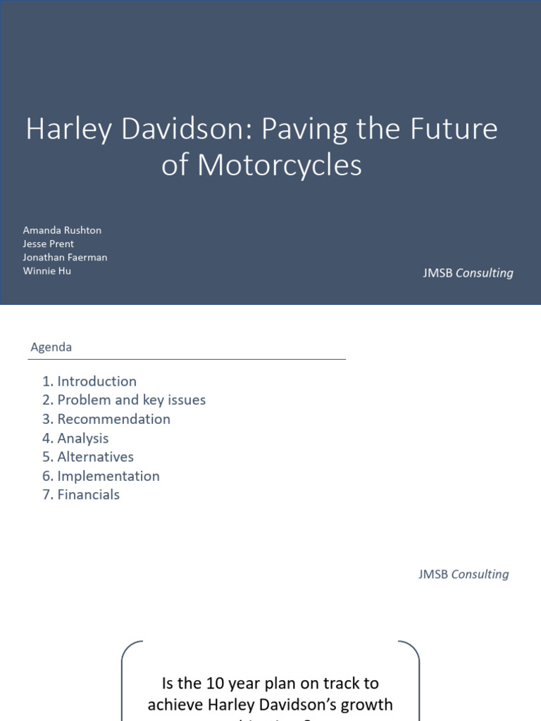 Harley Davidson Growth Strategy Analysis | PDF | Brand | Marketing