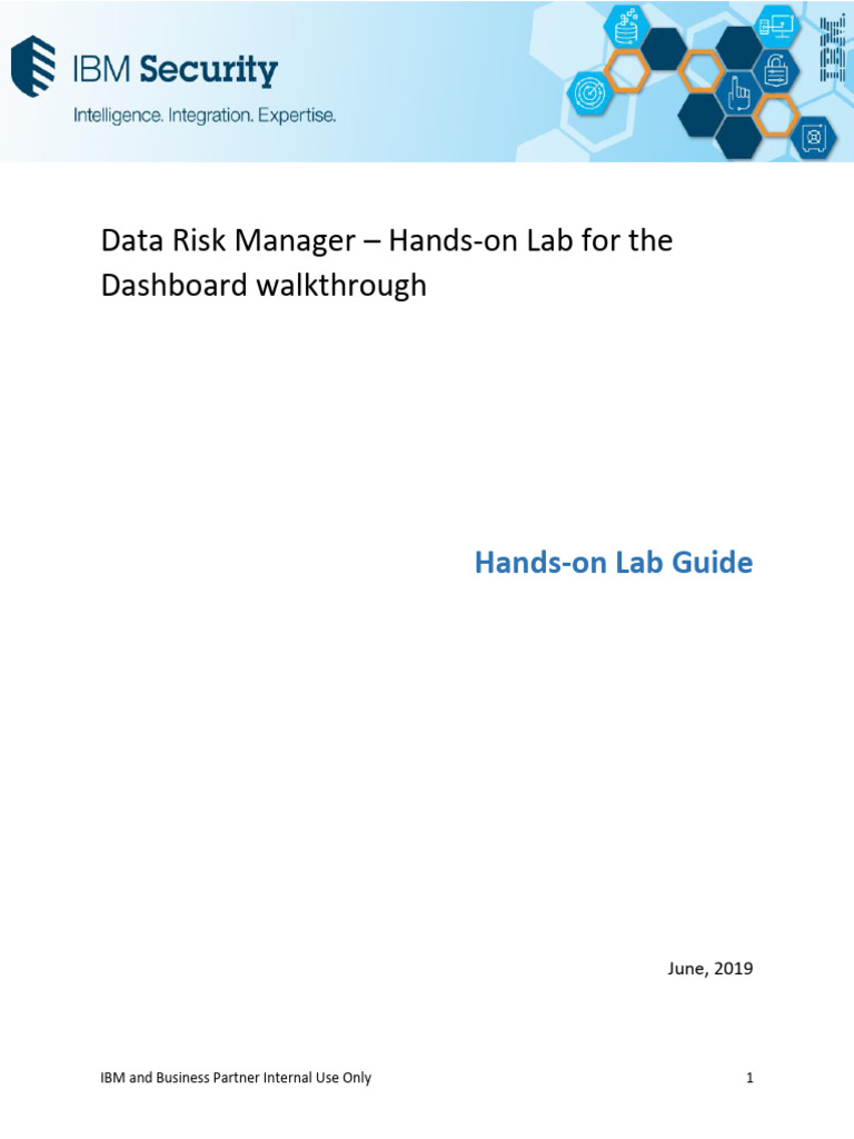 Data Risk Manager Dashboard Walkthrough For PoT | PDF | Risk Management | Risk