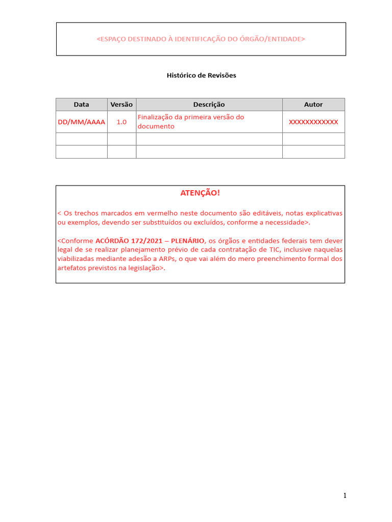 1 Documento de Formalizacao Da Demanda | PDF | Demanda