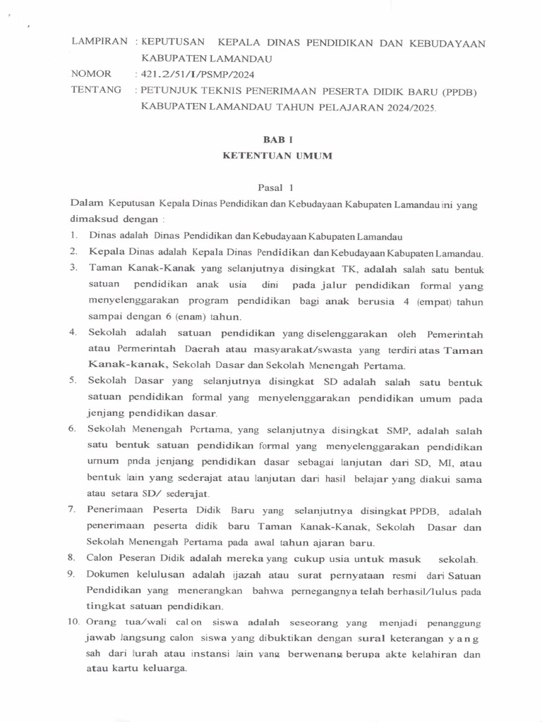 SK PPDB 2024 | PDF